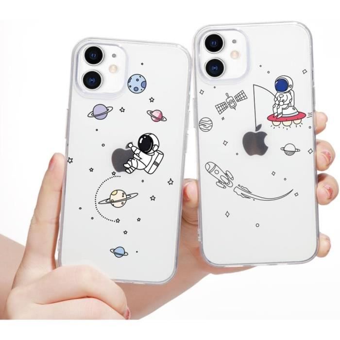 2 Pièces Coque Pour Iphone 11 6,1", Ultra Fine coque Transparente ...