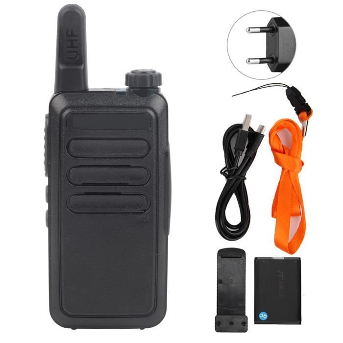 EJ.life Micro talkies-walkies Mini talkie-walkie radio bidirectionnel ...