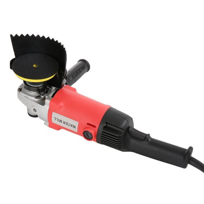 Meuleuse de polisseuse humide 1400W Polisseuse électrique à pierre à ...