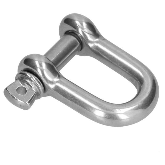 Fdit Manille à anneau en D D Ring Anchor Manille 304 Acier Inoxydable ...
