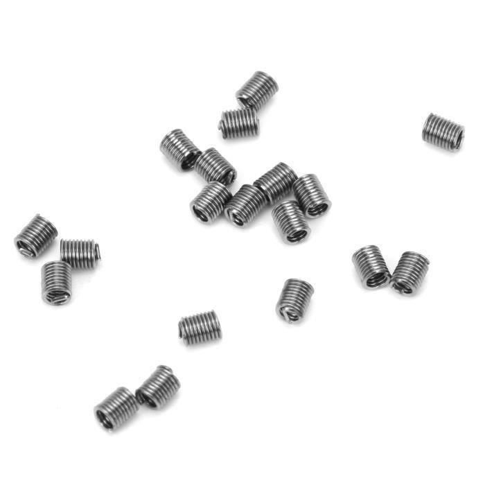 FUNNING-Kit d'écrou de rivet 50pcs Insert de Filetage de Fil Manchon de ...