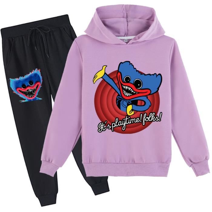 Hoodies Poppy Playtime Enfants 3D Impression Sweatshirt et Pantalon ...