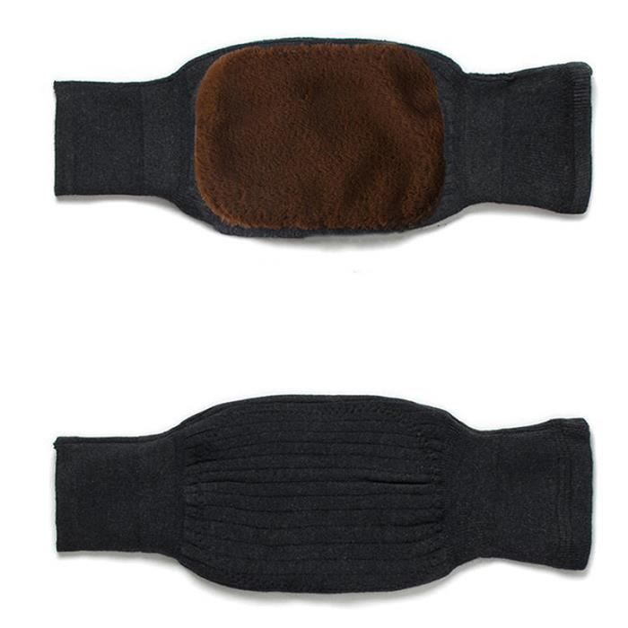 Protège-genou,Genouillères en cachemire pour homme et femme, équipement ...