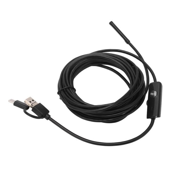 Endoscope 5.5mm 3 en 1 Caméra endoscope USB IP67 Étanche pour l ...