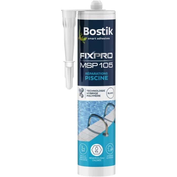 Bostik FIXPRO – Mastic MSP 105 Réparations Piscine – Intérieure ...