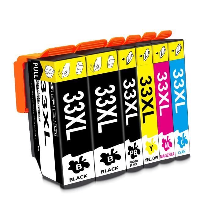 STAROVER 6 Pack Cartouche Epson XP-7100 XP-540 XP-530 XP-640 XP-635 XP ...