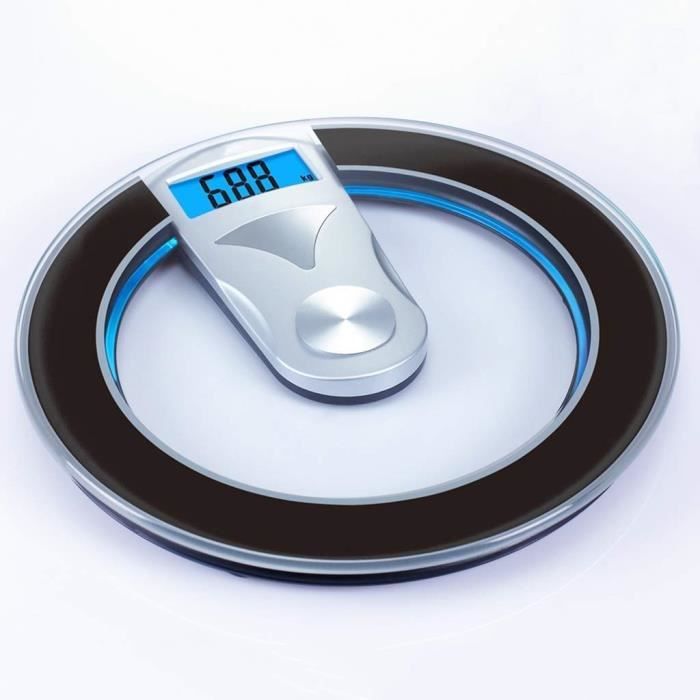 Pèse-Personne Numérique Avec Écran Lcd Rétro-Éclairé Et Pèse-Personne ...