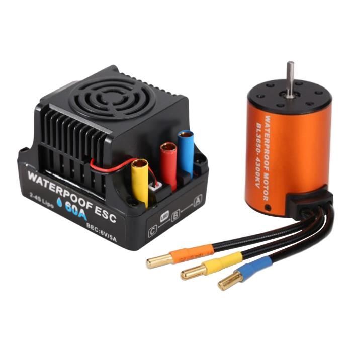 Moteur sans balai 4300KV et accessoire ESC 60A pour HSP 94123 94111 ...