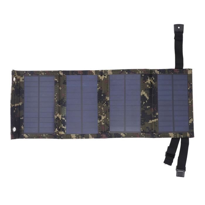 YOSOO Chargeur de panneau solaire pliant 10W 5V Portable Pliant Panneau Solaire Chargeur Kit ...
