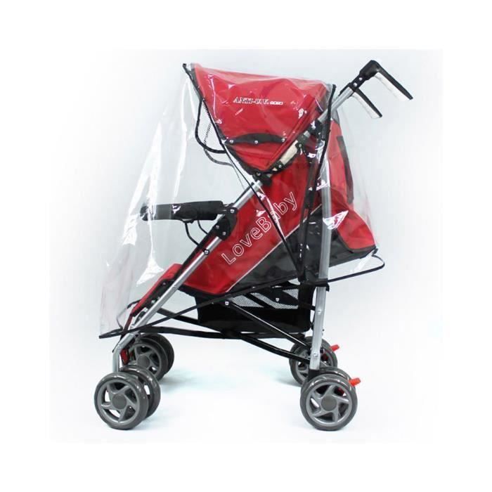 CZ04520-Habillage Pluie de Poussette Universelle PVC Etanche ...
