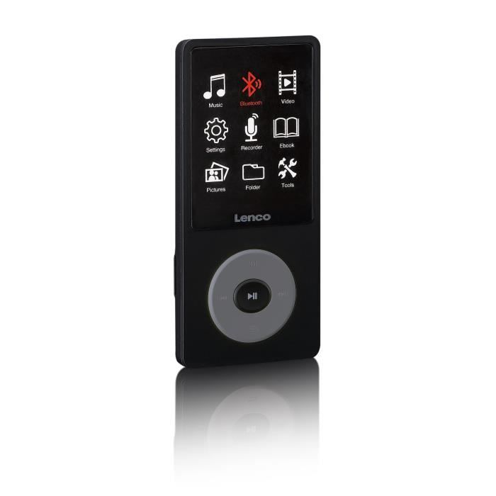 Lecteur MP3/MP4 Bluetooth 8Go - Lenco Xemio-769 Noir-Gris - Cdiscount ...