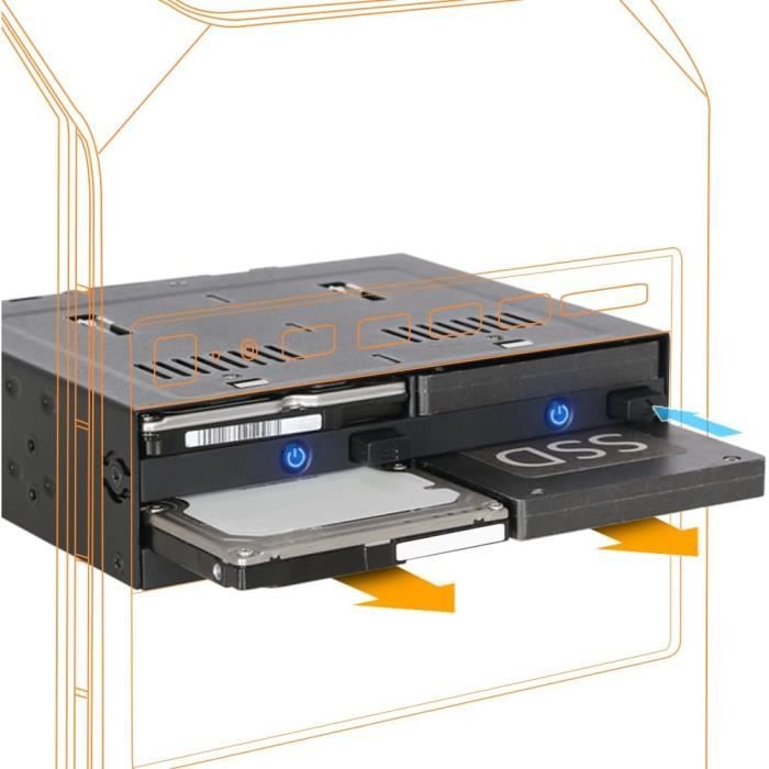 Flexidock Mb014Sp-B Rack Mobile Sans Tiroir, Docking Station Interne ...