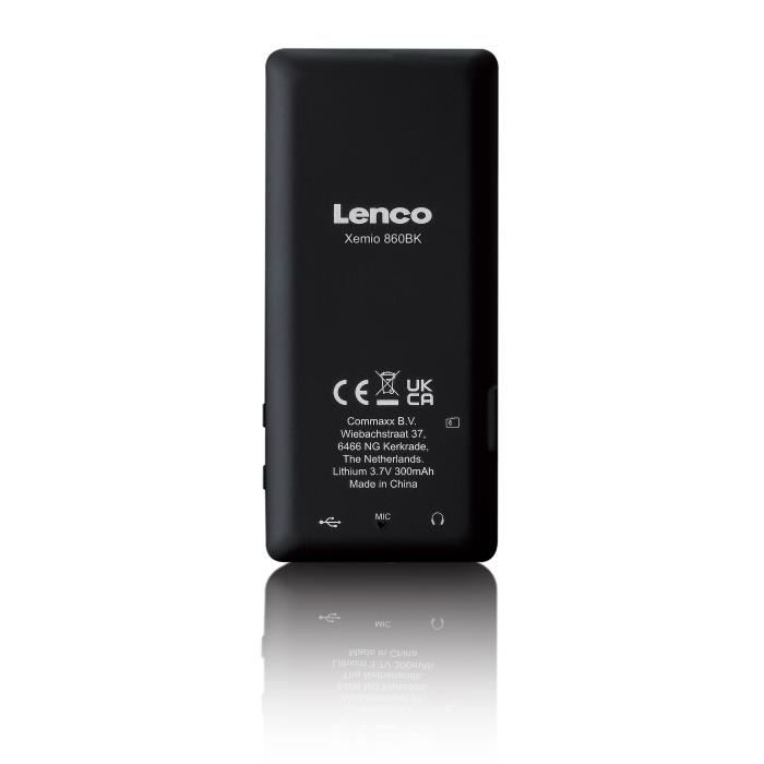 Lecteur MP3/MP4 Bluetooth 8Go - Lenco Xemio-769 Noir-Gris - Cdiscount ...