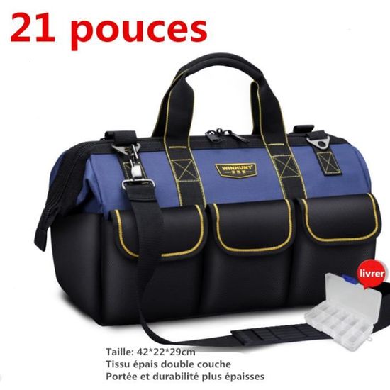 Sac à Outils Gamme - Base Rigide et Résistante à l'Eau avec Bandoulière ...