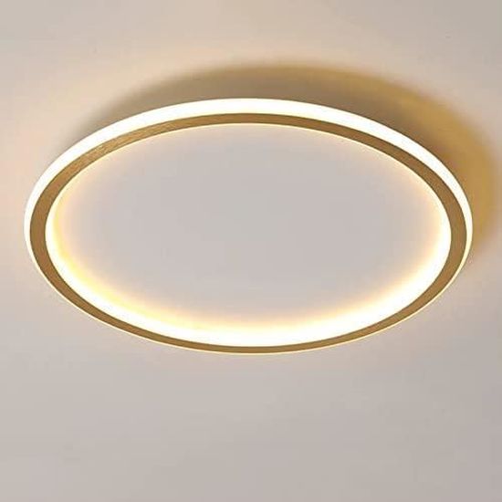 Plafonnier Rond À LedLampe De Plafond Nordique Moderne À Cercle Ultra ...