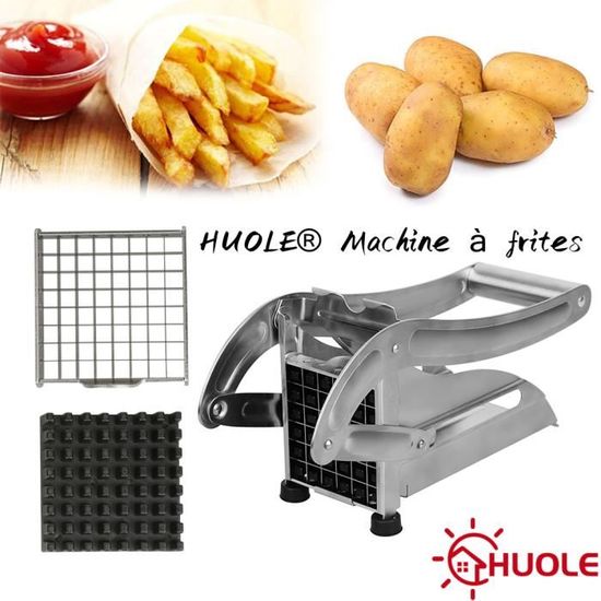 HUOLE®️ Machine à frites - Coupe frites - Couleur métallique - GULOVEJ ...