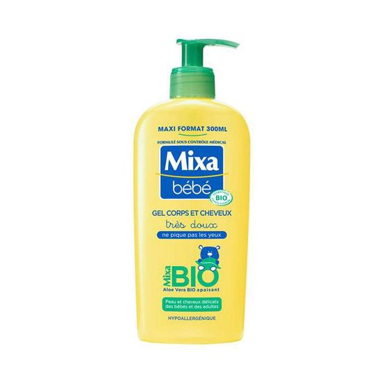 Mixa Bébé Gel 2 en 1 Corps et Cheveux Bio 300ml - Cdiscount Au quotidien
