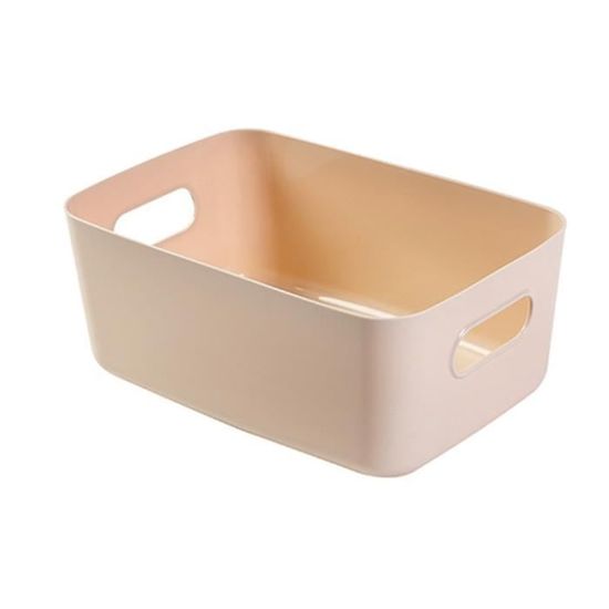 Panier de rangement de bureau - QIILU - Vert Gros abricot - Matériau PP ...