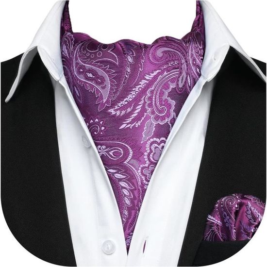Ascot Homme Et Pochette Ensemble Paisley Fleuri Ascot Pour Homme ...