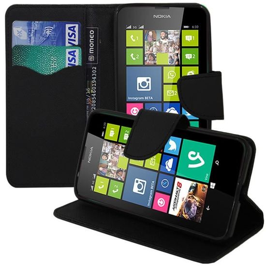 Pour Nokia Lumia 630/ 630 3G/ 635/ 638/ RM-974/ RM-975/ RM-976: Etui ...