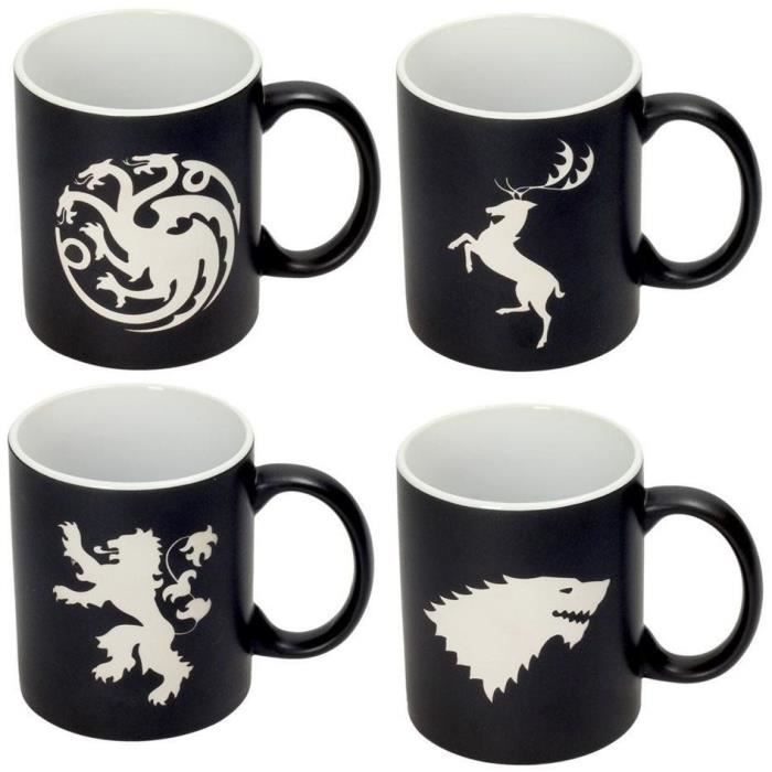 Set de 4 mugs - Game Of Thrones - Collector's Edition - Cdiscount Maison