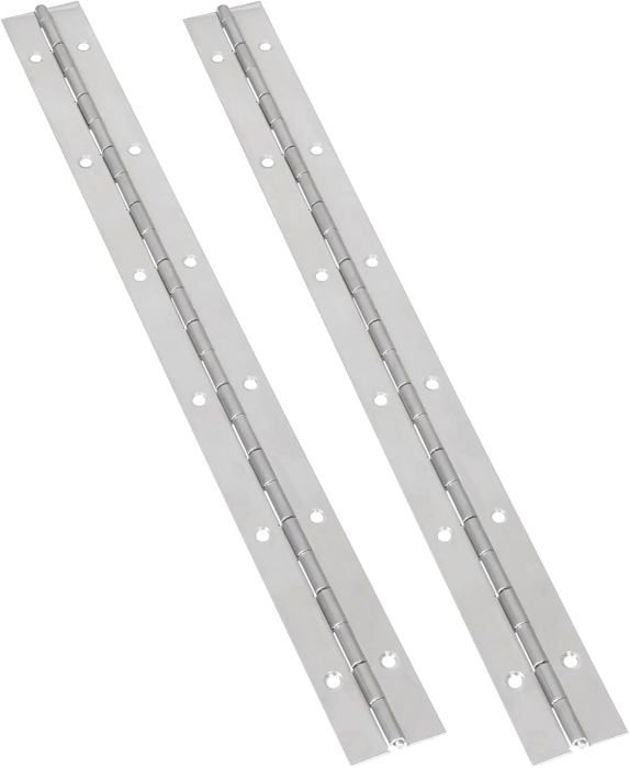 Lot de 2 charnières de piano, 300 x 30 mm, Cerniere per pianoforte acier inoxydable 304 ...