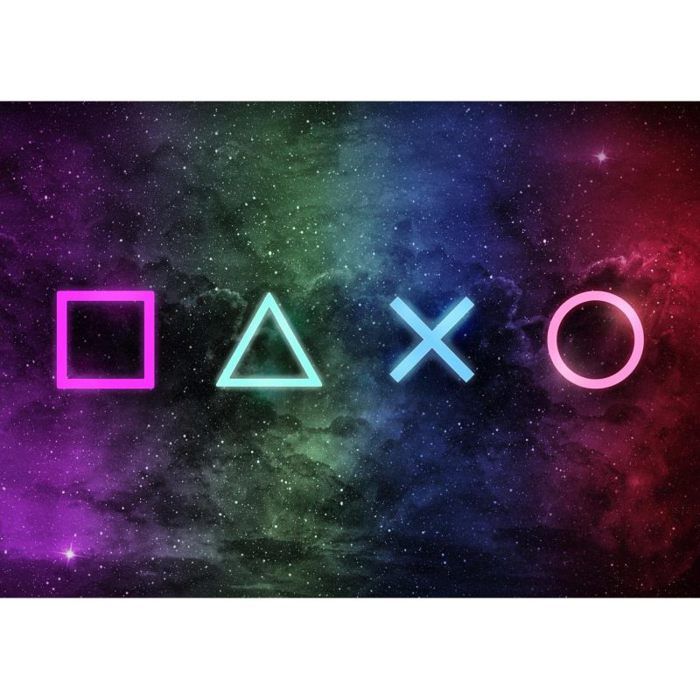 Papier peint intiss Console Gamers 350x256 cm Laine papier peint Salon ...