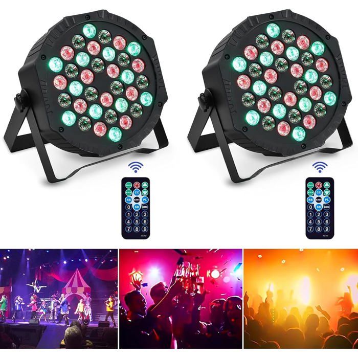 Projecteur LED Par RGB - HOLISANE - 36 LED - 72W - DMX512 ...