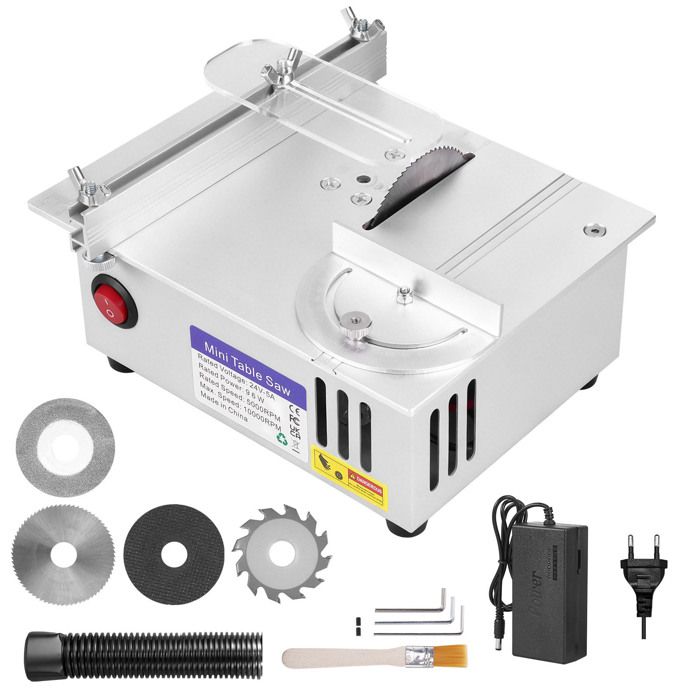 DIY Mini scie sur table 96W 5000rpm, Scie circulaire d'établi ...