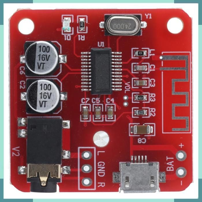 Audio Receiver Board, 5.0 Lossless Decoder HD Audio Receiver Board, USB ...