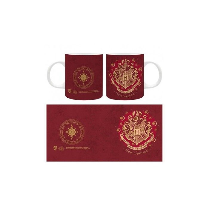 Harry Potter Mug 320 Ml X Mas Poudlard Rouge Cdiscount