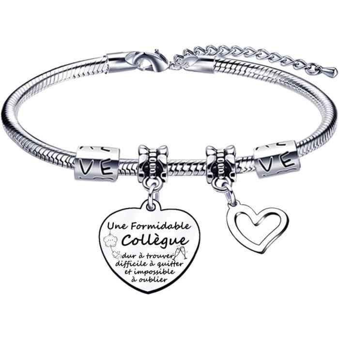 Cadeau Collègue Bracelet Collegue Travail Femme Bracelet D'Amitié ...