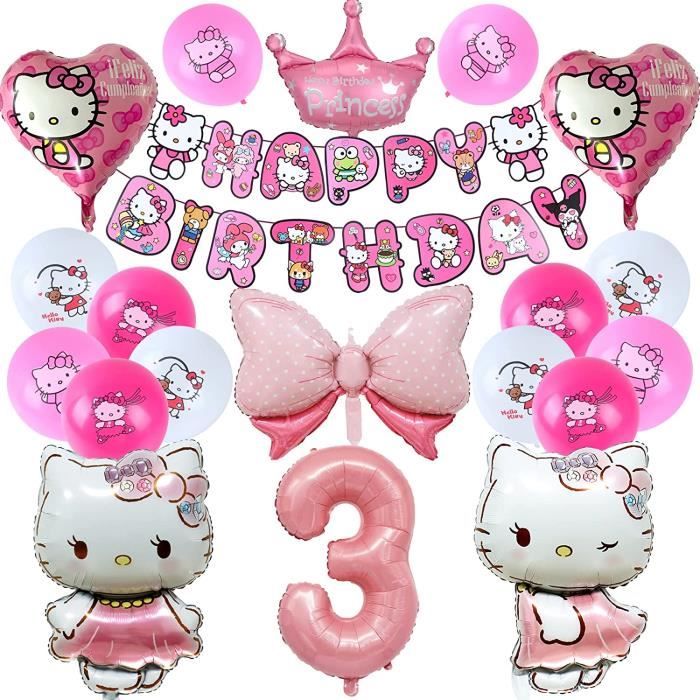 Hello Kitty Balloons, Ballon Hello Kitty Anniversaire, Decoration ...