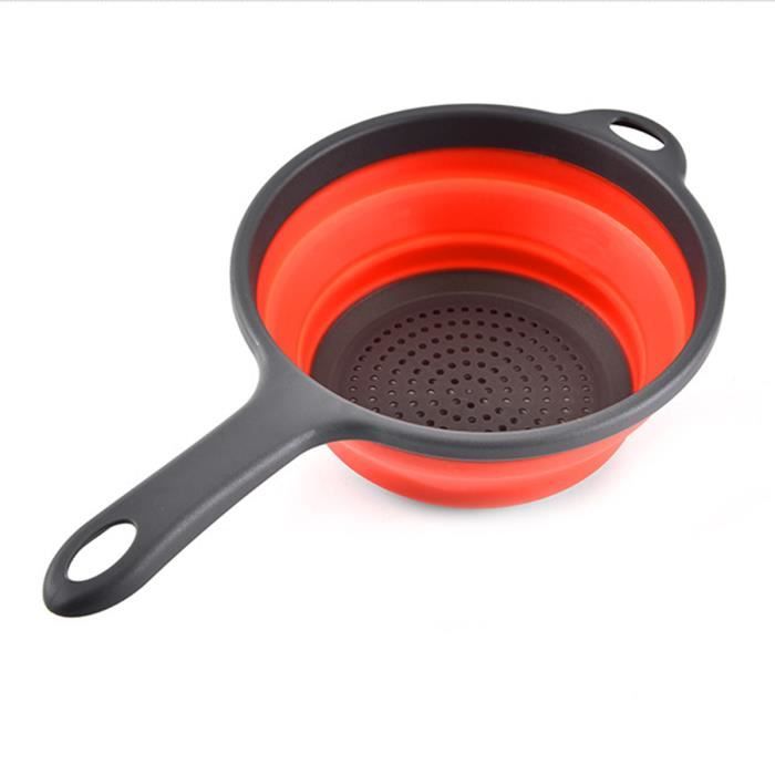 Passoire de Cuisine en Plastique Pliable avec Manche Corbeille à Fruits ...