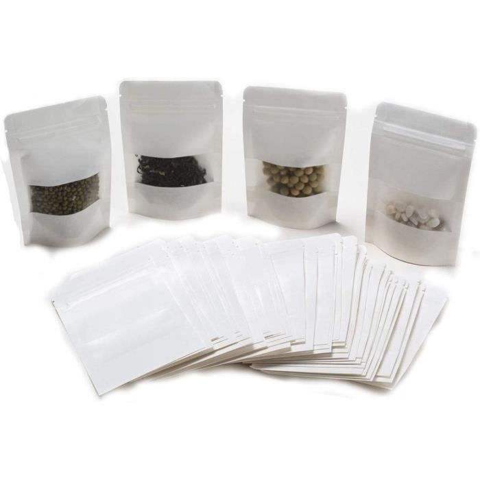 Sac Alimentaire Et Pour Sandwich - À Épices | Fvcent 100 Pièces Sacs ...