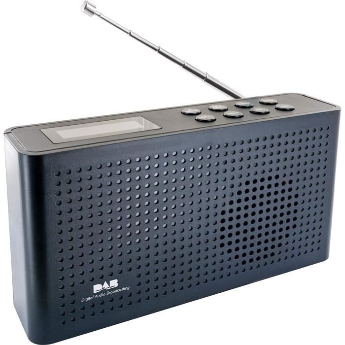 716467-Radio numérique Dab-Dab+-Portable-avec antenne Tige et Sortie ...