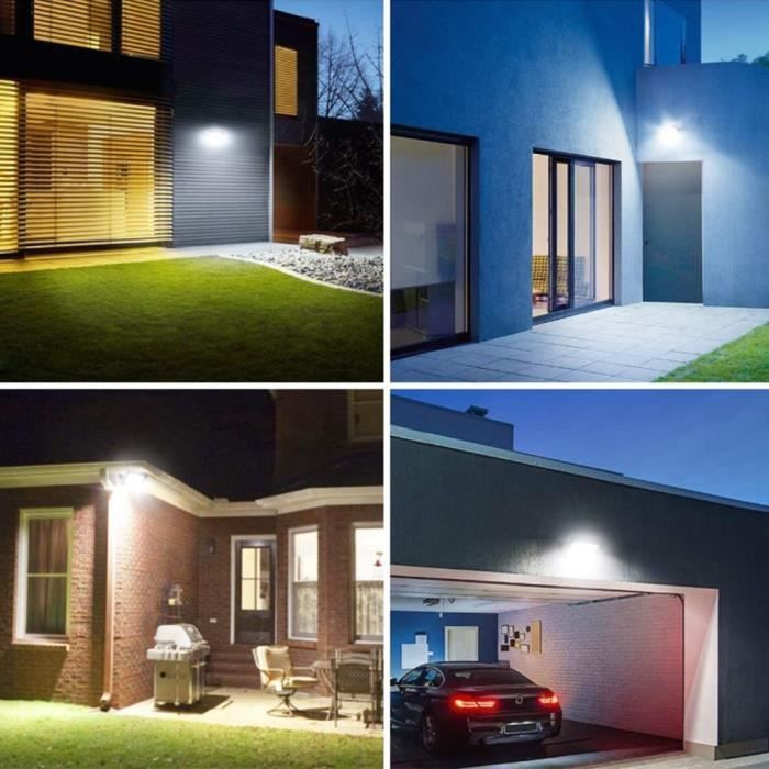 Projecteur extérieur 30W - KEKEDA - Détecteur de Mouvement - Boîtier en ...