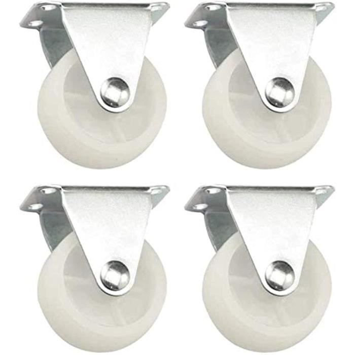 SHANCL 4 pièces Roues Routes roulettes Table de Chevet Table Basse ...