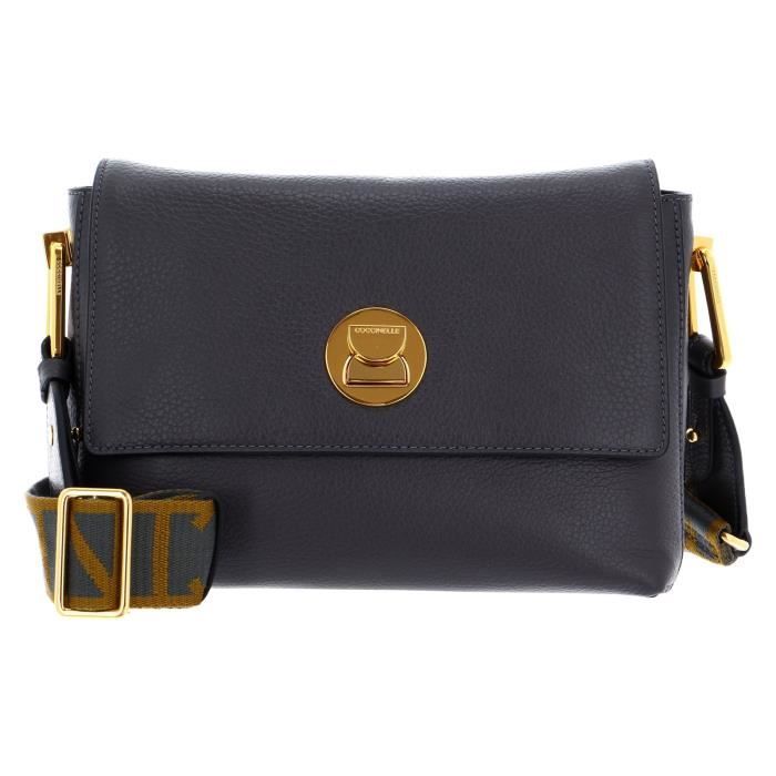 COCCINELLE Liya Signature Handbag Grained Leather Ardesia [228275 ...