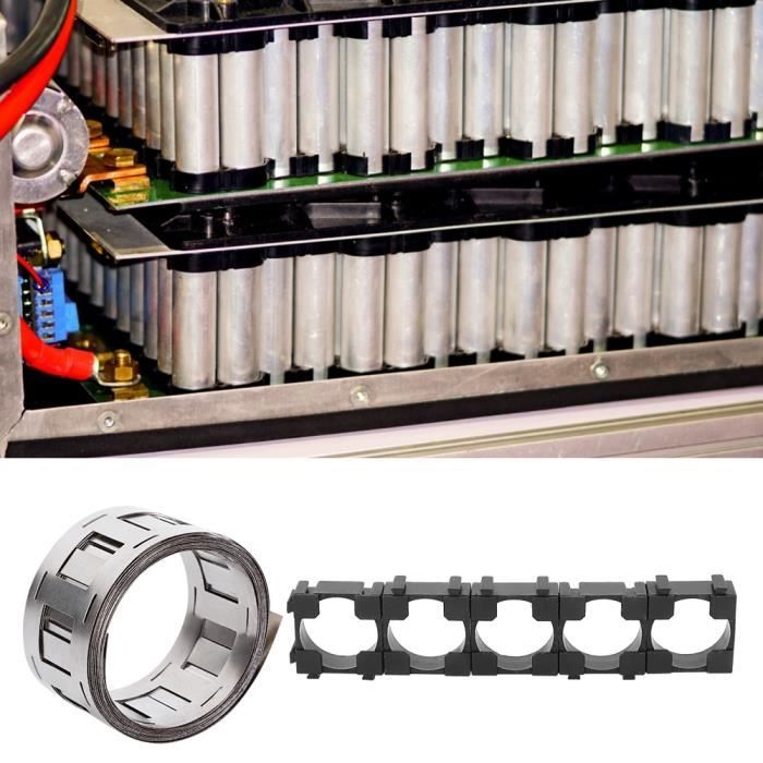 EJ.life Support de combiné de batterie 100pcs 18650 Lipo Battery ...