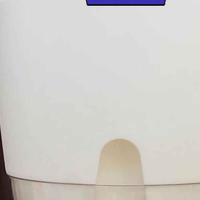 ESTINK Pot de fleur en plastique auto-irrigant transparent à double ...