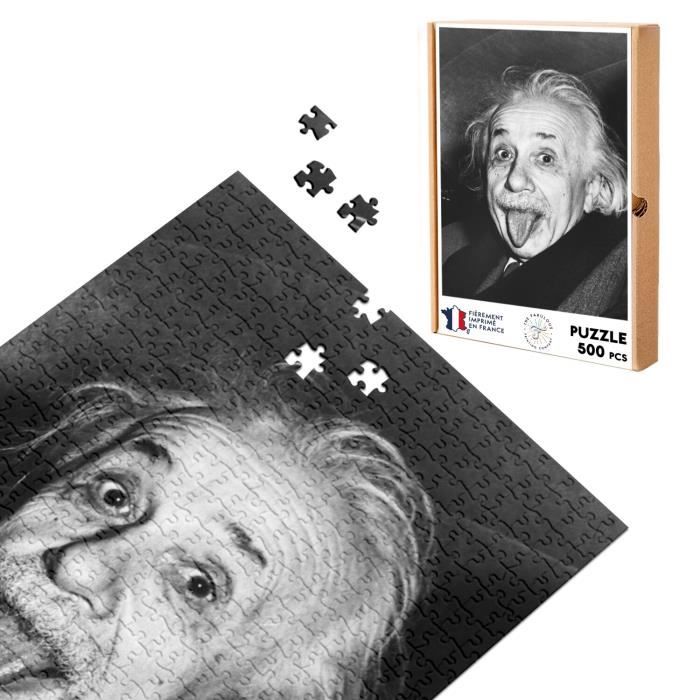 Puzzle Classique 500 pièces Albert Einstein Tire La Langue Star Scientifique - Cdiscount Jeux ...