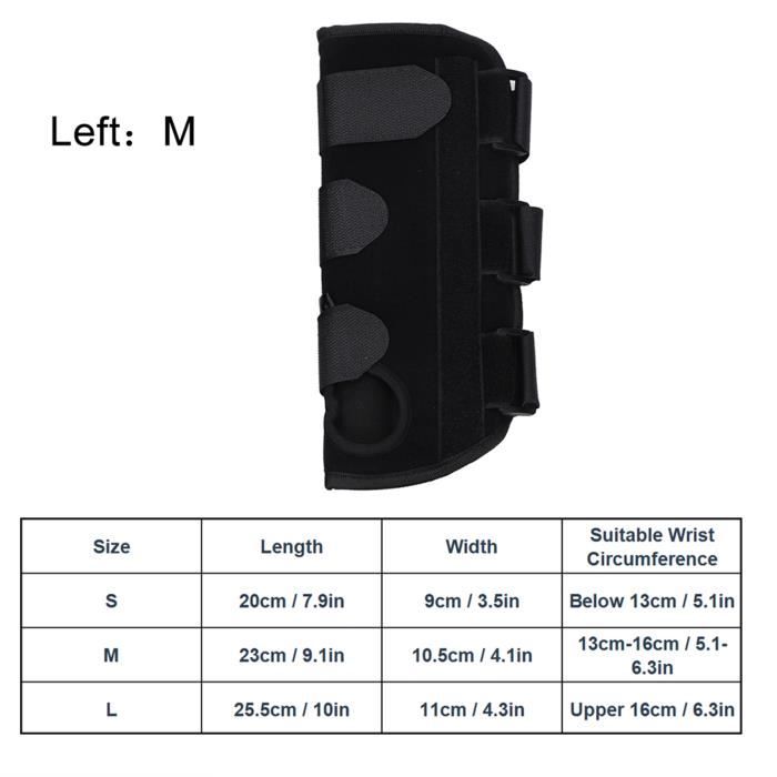 Hililand Attelle de main Attelle de poignet respirante Main Support ...