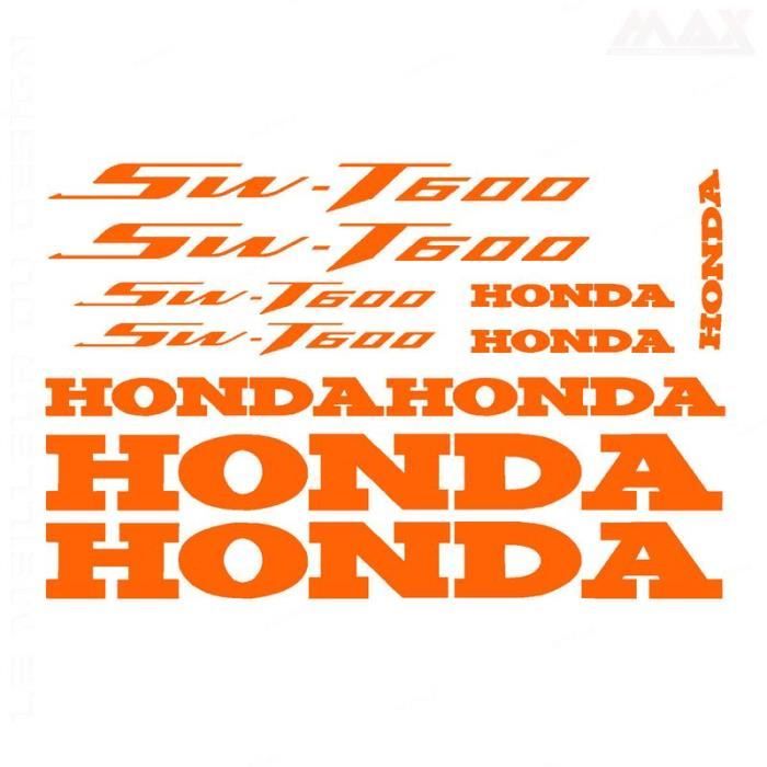 11 stickers SW-T600 – ORANGE – sticker HONDA SW T 600 - HON449 ...