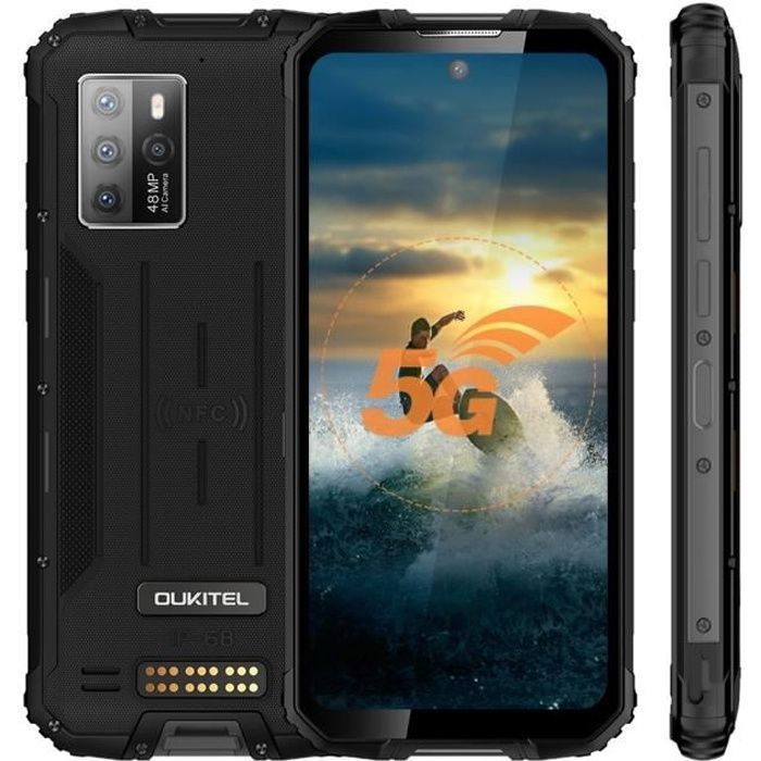 OUKITEL WP10 5G Robuste Smartphone 8Go + 128Go 6.67" FHD+ 8000mAh IP68 ...