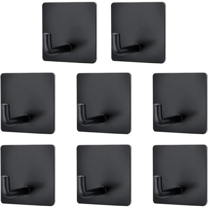 Crochet Adhésif, 8 Pièces Crochet collant de serviette, antirouille ...