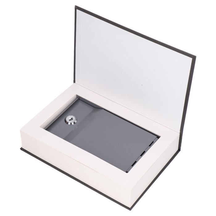 TMISHION caisse d'argent de livre Diversion Book Safe Metal Lifelike ...