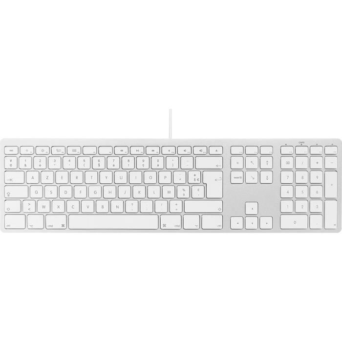 Touch Keyboard Evo - Clavier Mac Usb Azerty (Aluminium)[H2056 ...