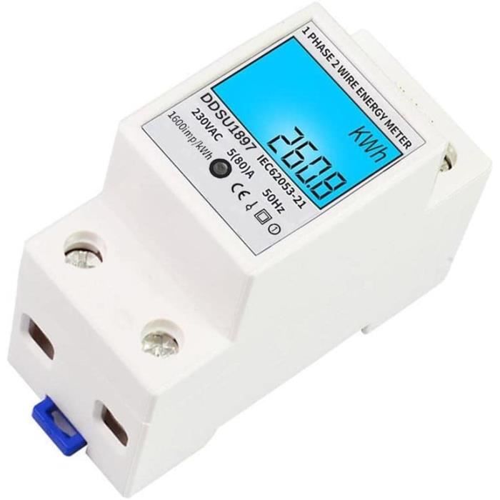 Compteur Électrique, Compteur D'Énergie Électrique Numérique Compteur D ...