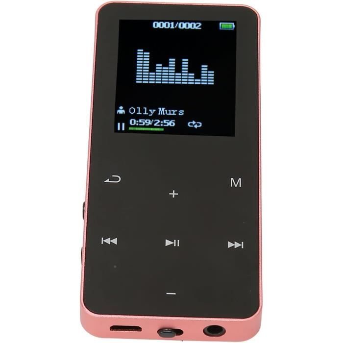Lecteur Mp3 8G Avec Bluetooth, Lecteur De Musique Ultra Fin À Écran De 1,8 Pouces Avec Lecture ...